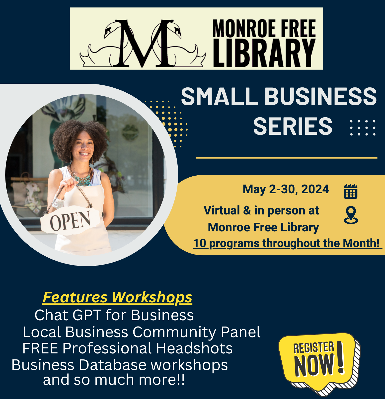 Monroe Free Library > Events